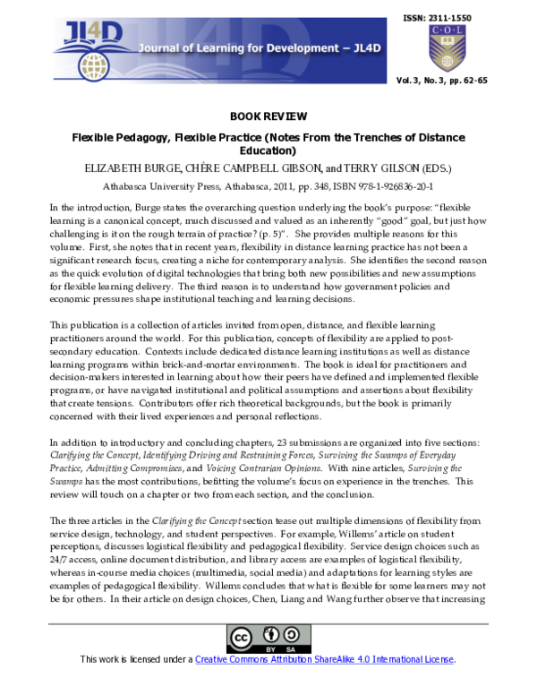 (PDF) Flexible Pedagogy, Flexible Practice (Notes From the Trenches of ...