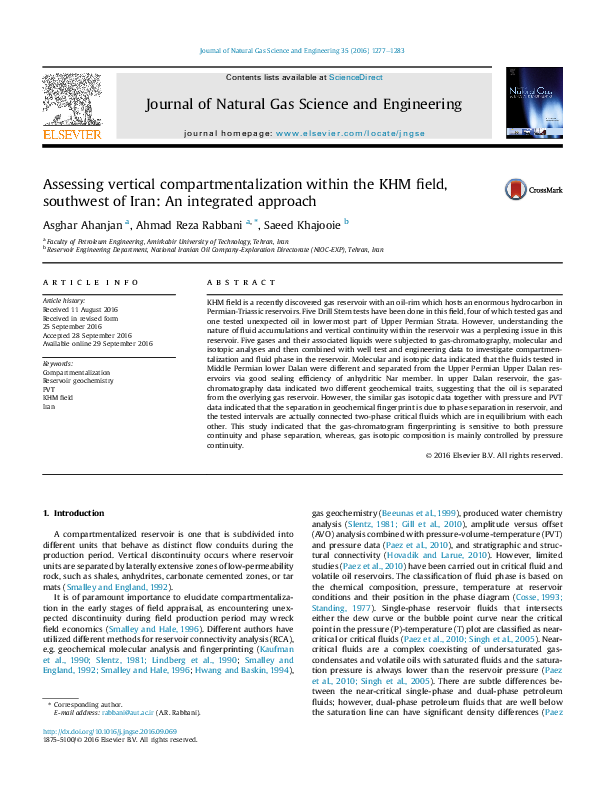 (PDF) Assessing vertical compartmentalization within the KHM field ...