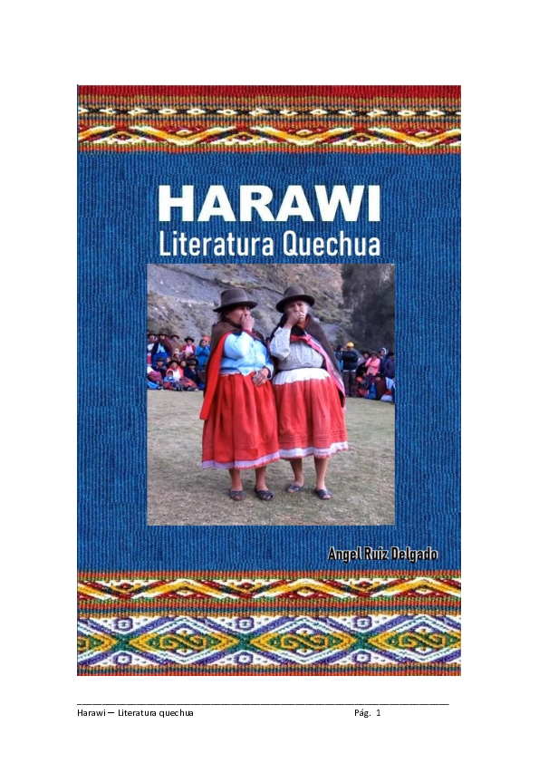 (PDF) Harawi - Literatura quechua