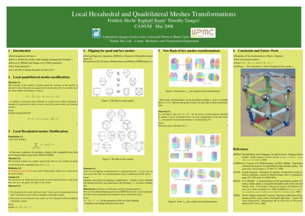(PDF) Local Hexahedral and Quadrilateral Meshes Transformations