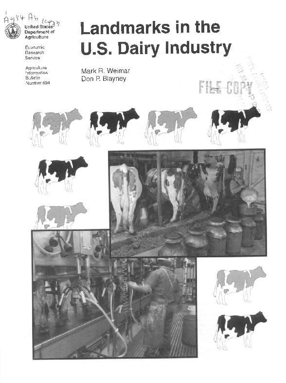 (PDF) Landmarks in the U.S. Dairy Industry