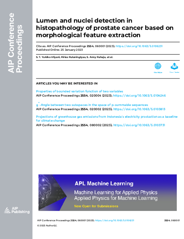 (PDF) Lumen and nuclei detection in histopathology of prostate cancer ...