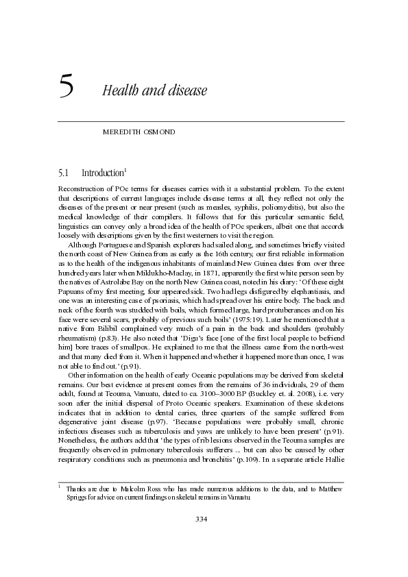 (PDF) Health and disease
