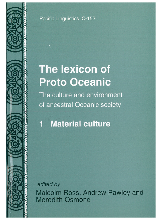 (PDF) Proto Oceanic Lexicon: Culture & Settlement