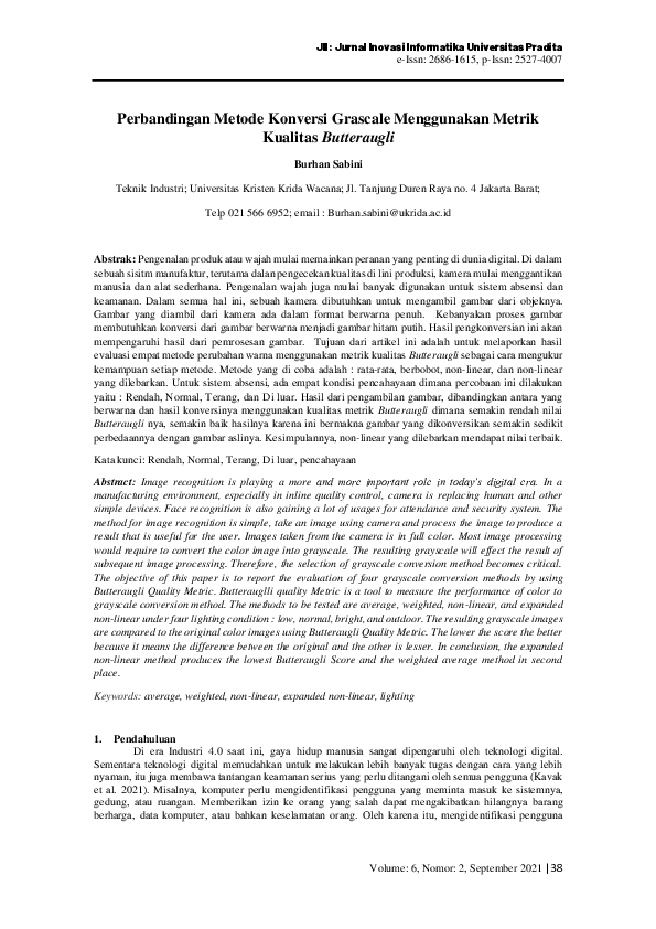 (PDF) Perbandingan Metode Konversi Grayscale Menggunakan Metrik ...