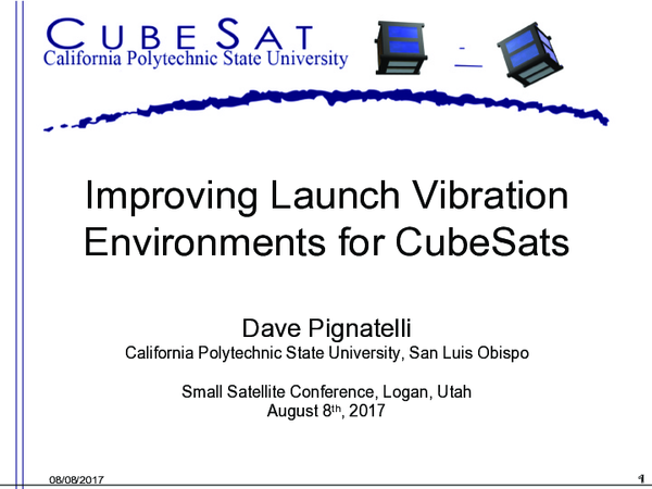 (PDF) Improving Launch Vibration Environments for CubeSats