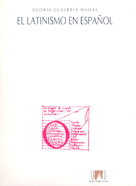 (PDF) El Latinismo en español | Gloria Clavería Nadal - Academia.edu