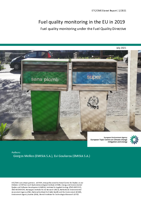 (PDF) Fuel quality monitoring in the EU in 2019