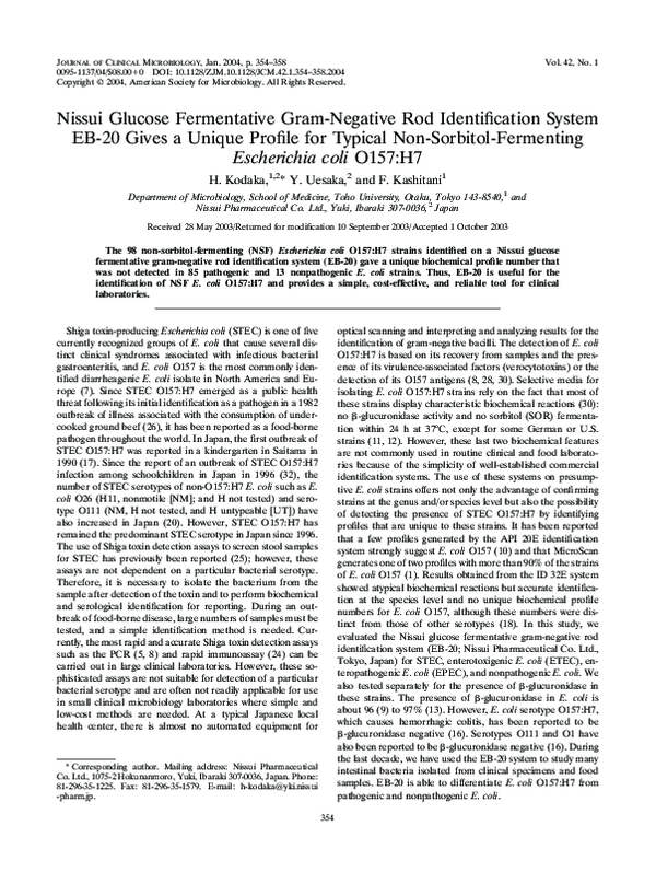 (PDF) Nissui Glucose Fermentative Gram-Negative Rod Identification ...