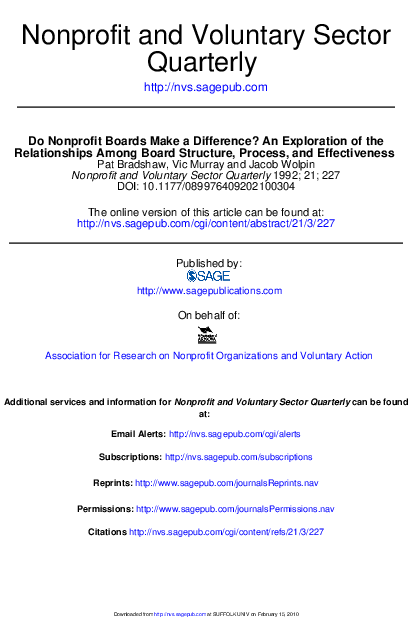 (PDF) Relationships Among Board Structure, Process, and Effectiveness ...