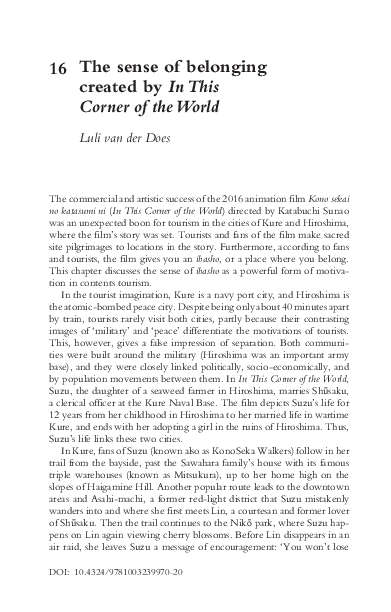 (PDF) The sense of belonging created by In This Corner of the World
