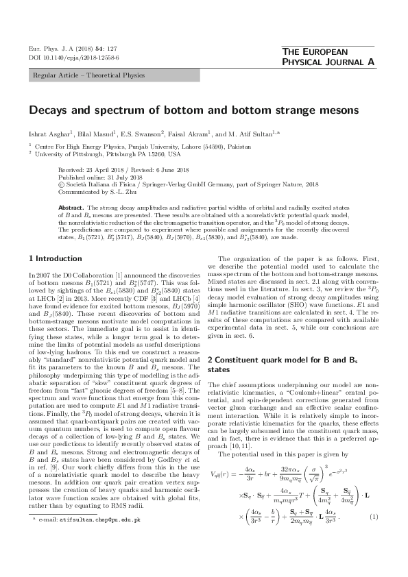 (PDF) Regular Article -Theoretical Physics