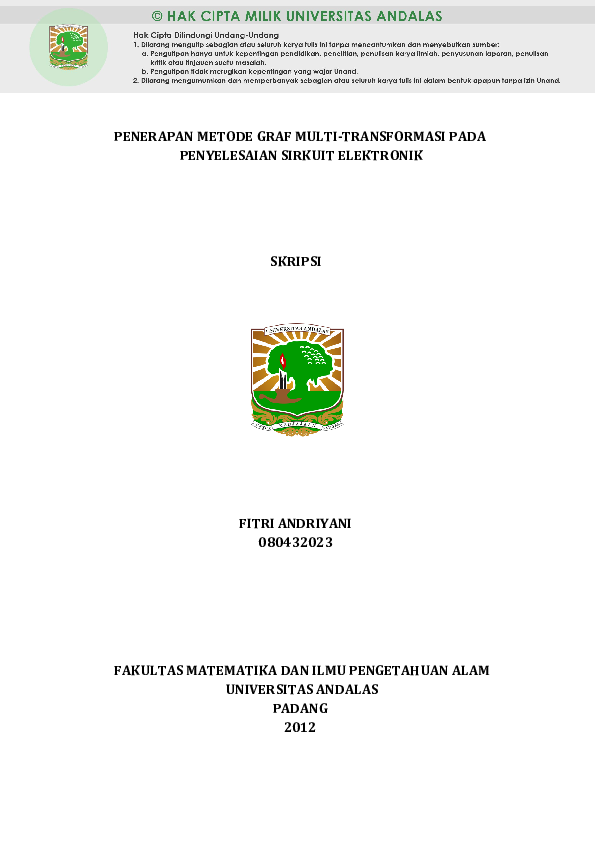(PDF) Penerapan Metode Graf Multi-Transformasi Pada Penyelesaian ...
