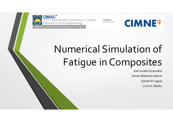 (PDF) Numerical Simulation of Fatigue in Composites
