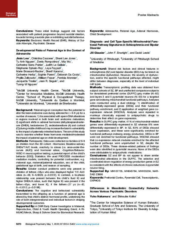 (PDF) Developmental Risks of Paternal Age in the Context of Adrenarche