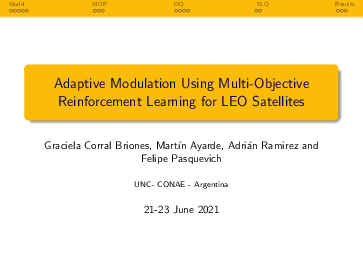 (PDF) Adaptive Modulation Using Multi-Objective Reinforcement Learning ...