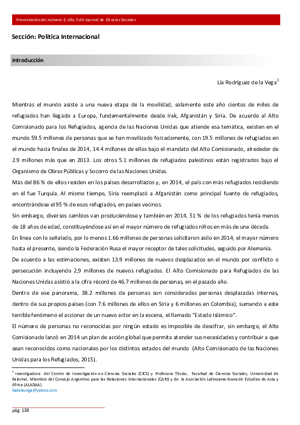 (PDF) Sección: Política Internacional