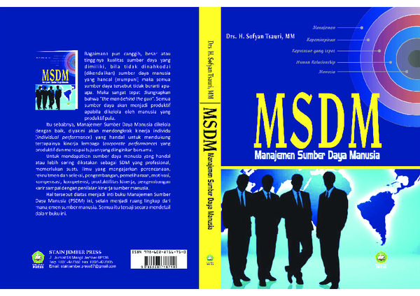 (PDF) BUKU SOFYAN TSAURI MSDM