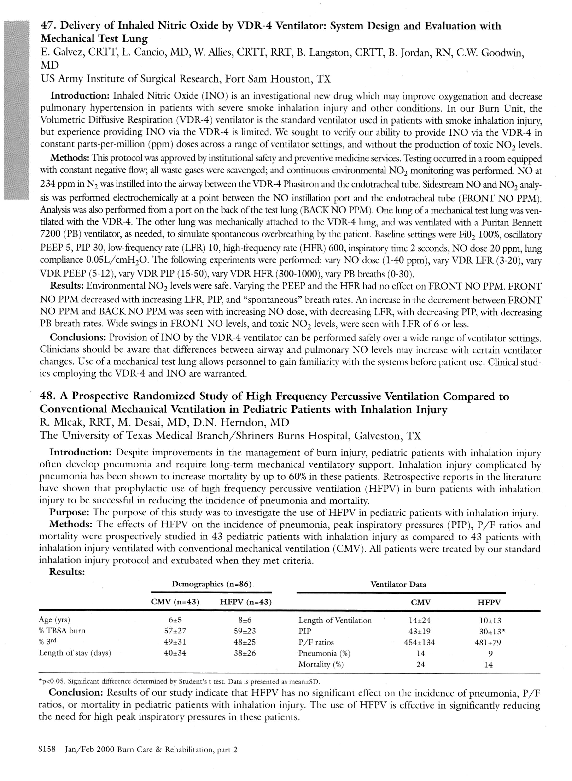 (PDF) Delivery of Inhaled Nitric Oxide by VDR-4 Ventilator: System ...