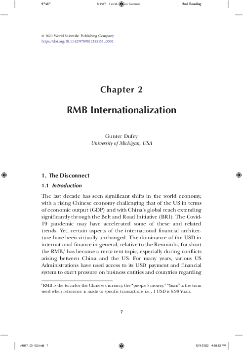 (PDF) RMB Internationalization