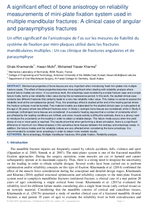 (PDF) A significant effect of bone anisotropy on reliability ...