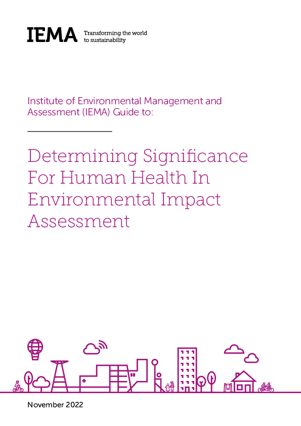 (PDF) IEMA Guide: Determining Significance for Human Health in ...