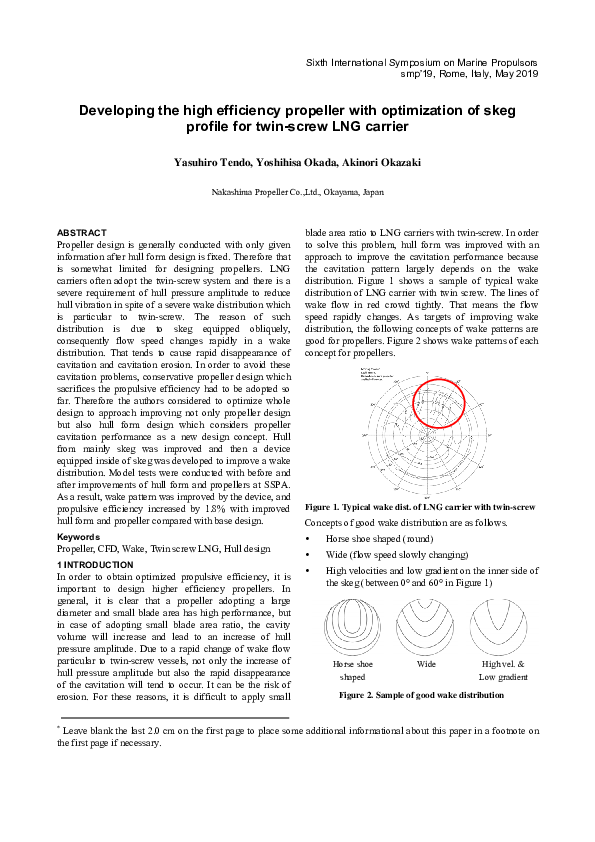 (PDF) Developing the high efficiency propeller with optimization of ...