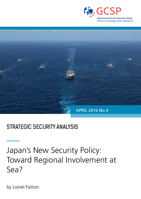 (PDF) Japan’s New Security Policy: Toward Regional Involvement at Sea?