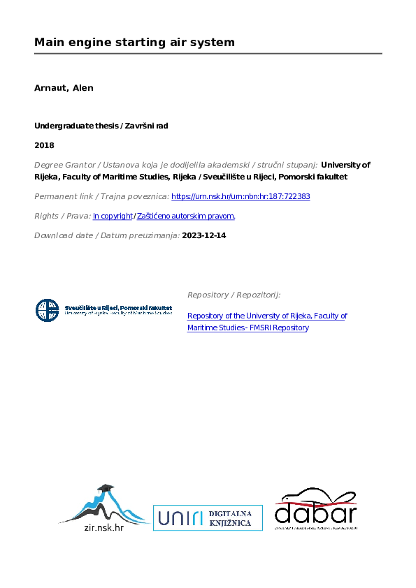 (PDF) Main engine starting air system
