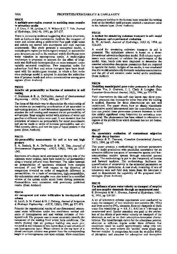 (PDF) Air‐Permeability Measurement for Soil at Low and High Pressure