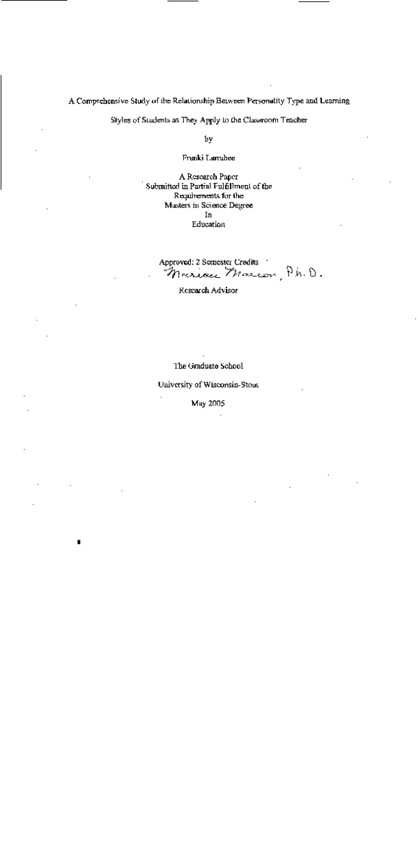 (PDF) A comprehensive study of the relationship between personality ...