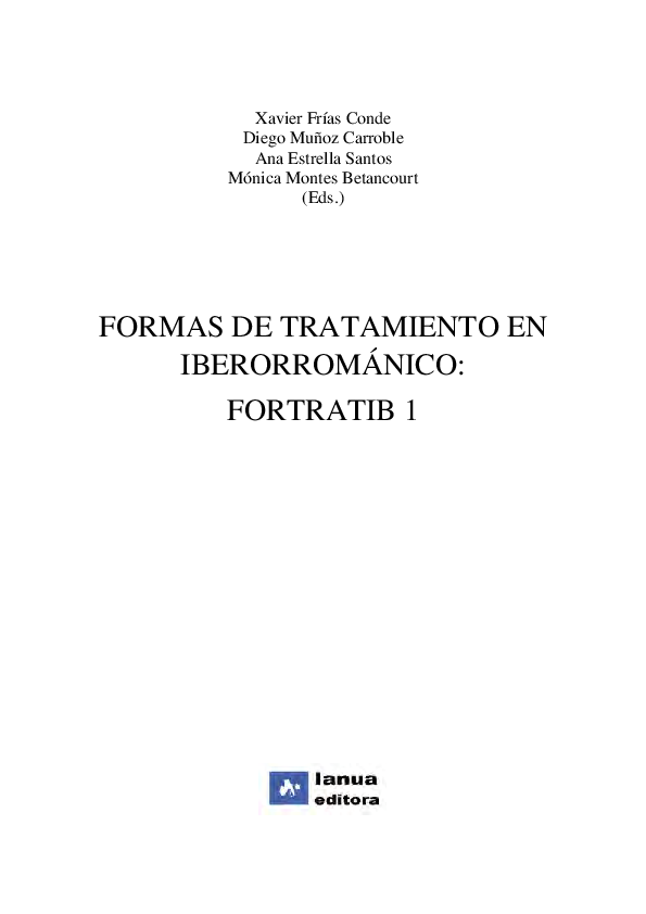 (PDF) Formas de tratamiento pronominal en el español colombiano del ...