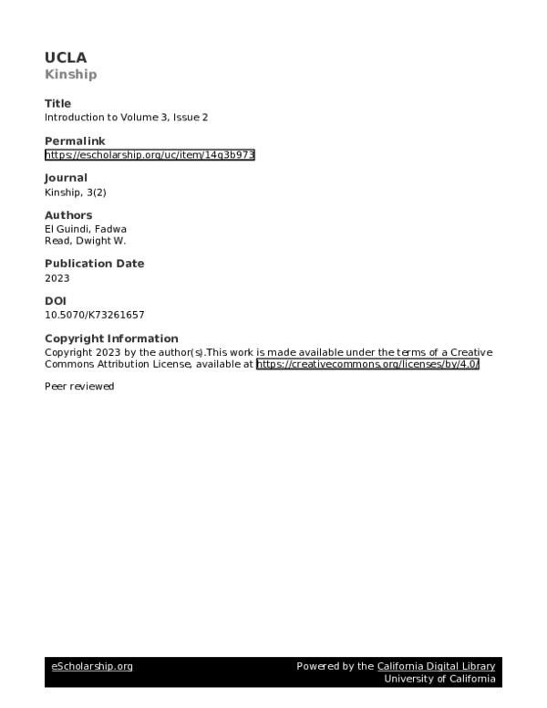 (PDF) Introduction to Volume 3, Issue 2 | Fadwa El Guindi - Academia.edu