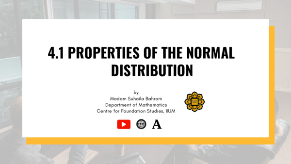 (PDF) Properties of the Normal Distribution