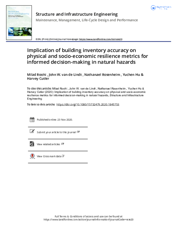 (PDF) Implication of building inventory accuracy on physical and socio ...