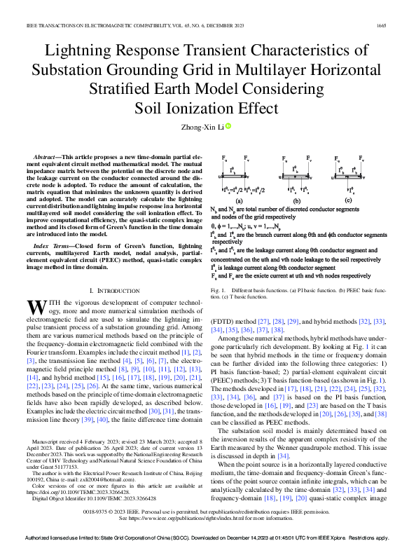(PDF) Lightning Response Transient Characteristics of Substation ...