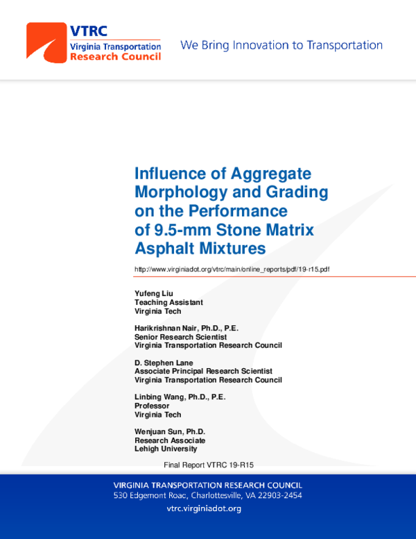 (PDF) Influence of Aggregate Morphology and Grading on the Performance ...