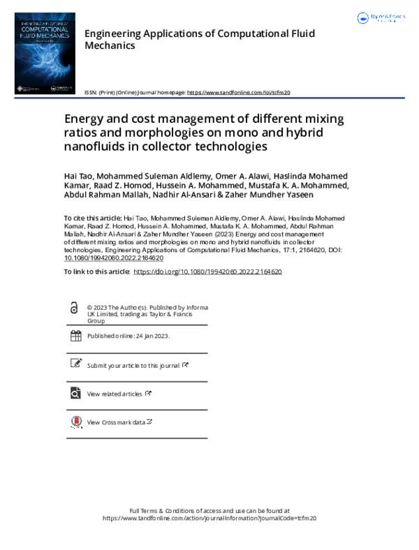(PDF) Engineering Applications of Computational Fluid Mechanics