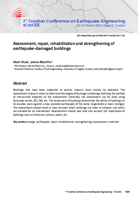 (PDF) Assessment, Repair, Rehabilitation and Strengthening of ...