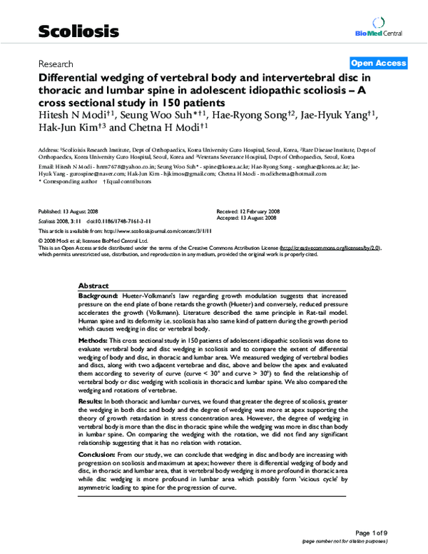 (PDF) Differential wedging of vertebral body and intervertebral disc in ...