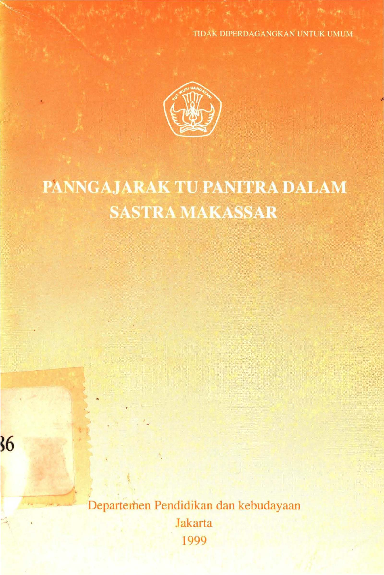 (PDF) Panngajarak Tu Panitra dalam sastra Makassar