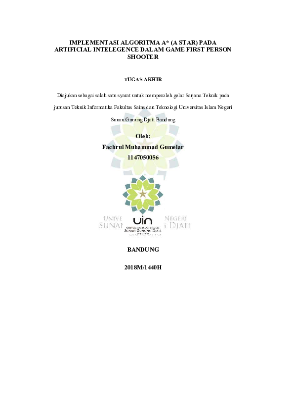 (PDF) Implementasi algoritma A* (A star) pada artificial intelegence ...