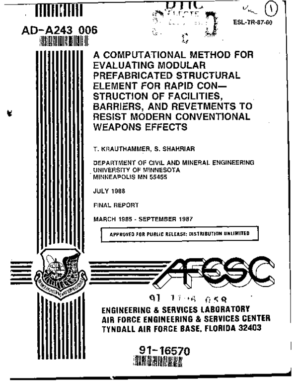 Pdf A Computational Method For Evaluating Modular Prefabricated Structural Element For Rapid