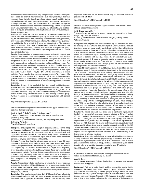 (PDF) The effects of scapular positional control on neck and upper limb ...