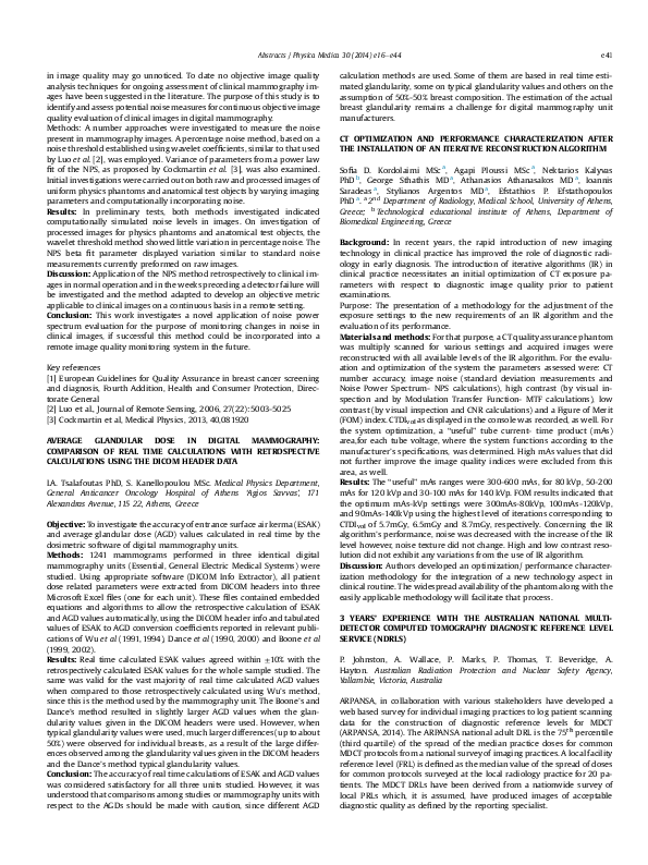 (PDF) Average glandular dose in digital mammography and digital breast tomosynthesis: comparison ...