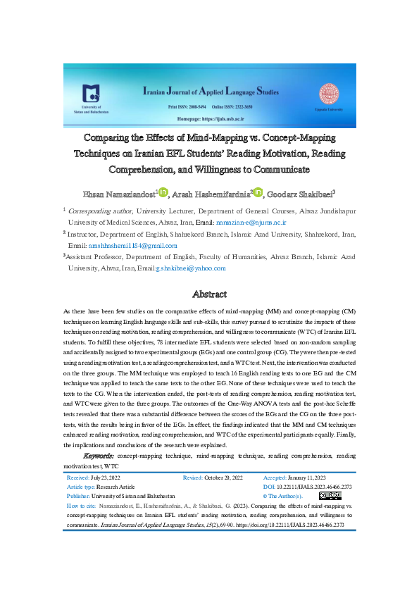 (PDF) Comparing the Effects of Mind-Mapping vs. Concept-Mapping Techniques on Iranian EFL ...