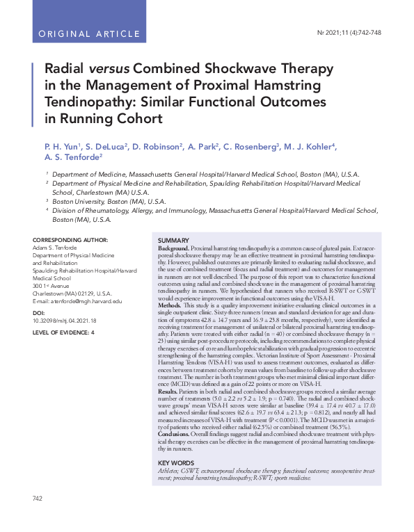 (PDF) Radial versus Combined Shockwave Therapy in the Management of ...