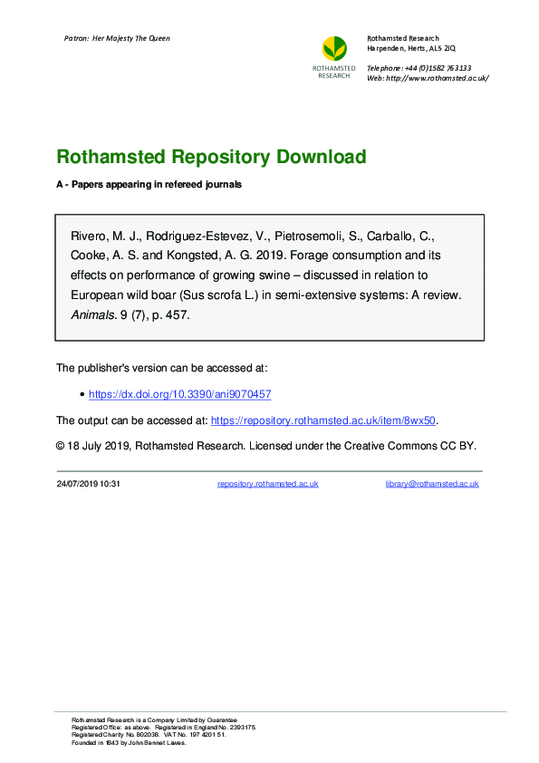 (PDF) Definition of the breeding goal and determination of breeding ...
