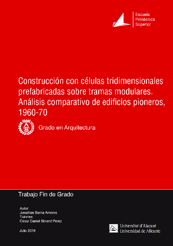 (PDF) Construcción con células tridimensionales prefabricadas sobre tramas modulares. Análisis ...