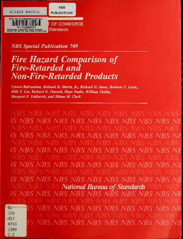 (PDF) Fire hazard comparison of fire-retarded and non-fire-retarded ...